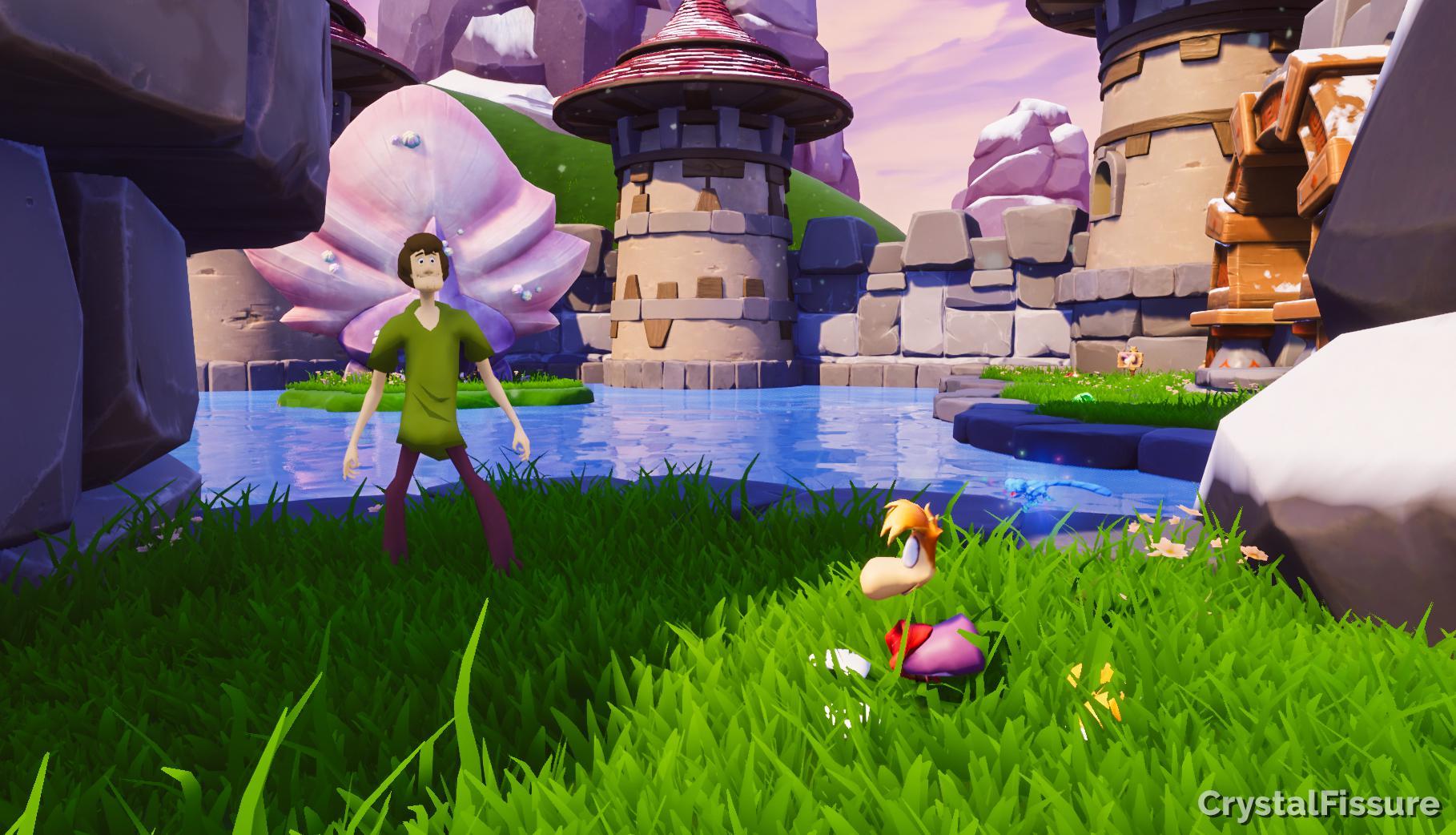 Shaggy: "Hey Rayman! Welcome to Sunrise Spring!" | Scrolller