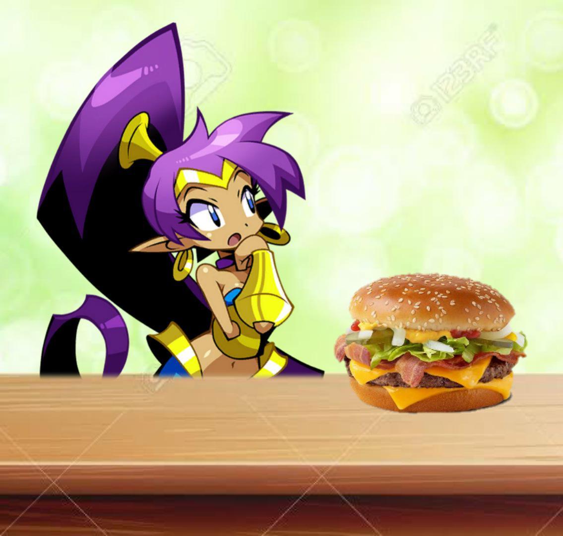 Shantae and the burger | Scrolller