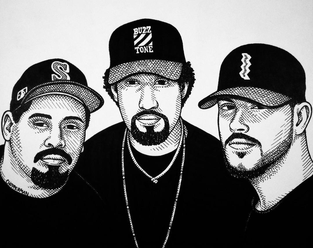 Sharpie drawing of Cypress Hill | Scrolller