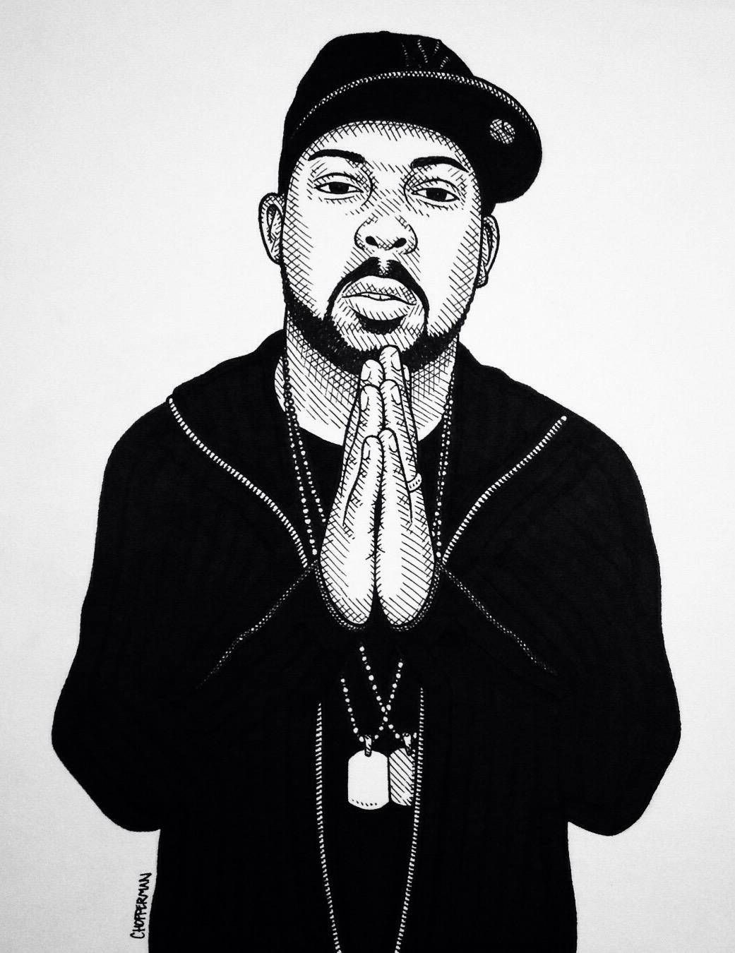 Sharpie drawing of Phife Dawg | Scrolller