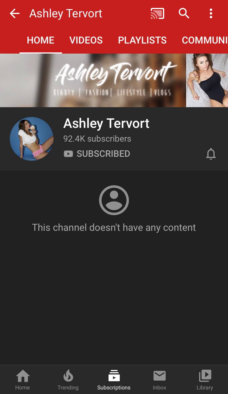 She deleted all of her video !!! Anyone know why ?? | Scrolller
