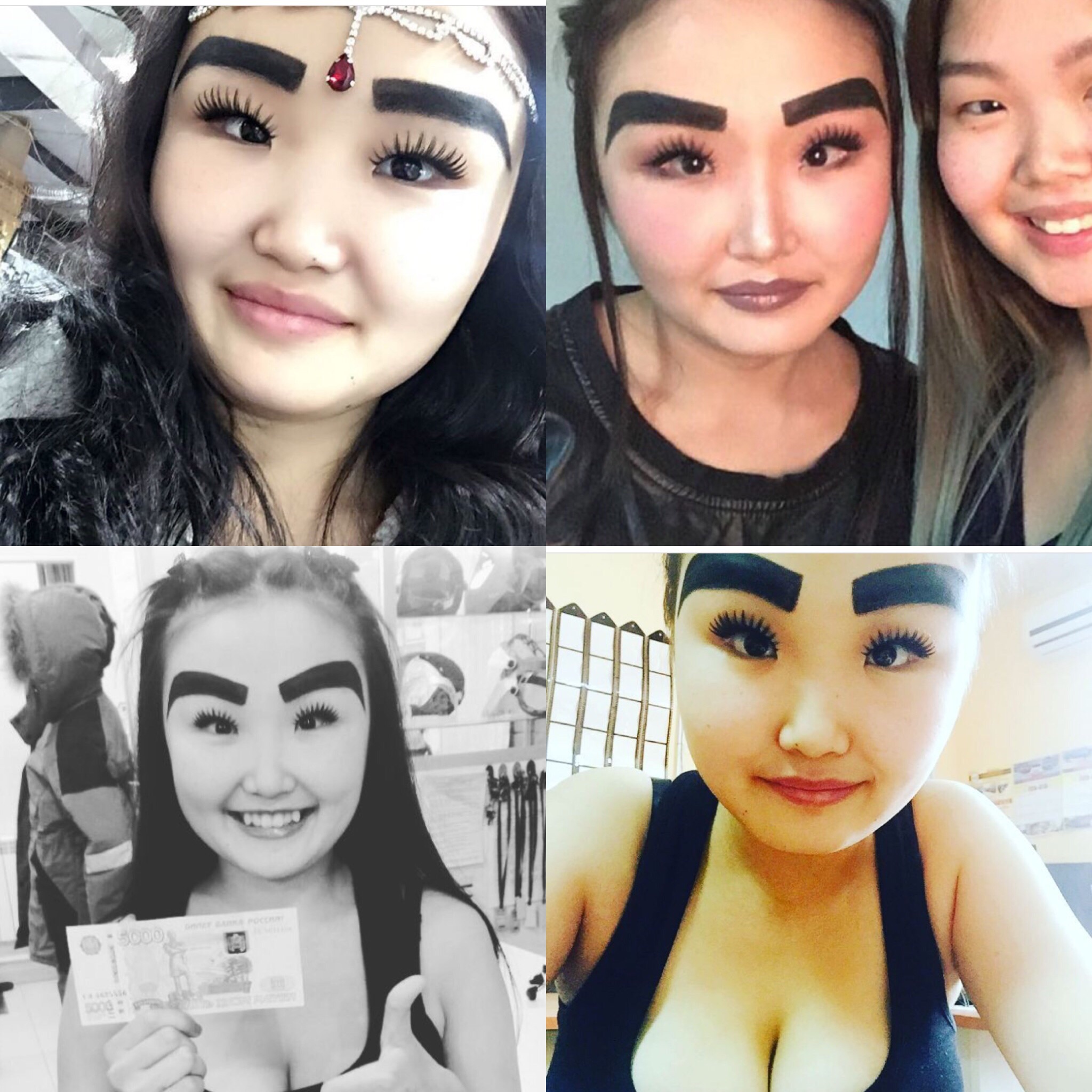 She did an eyebrow tutorial too | Scrolller