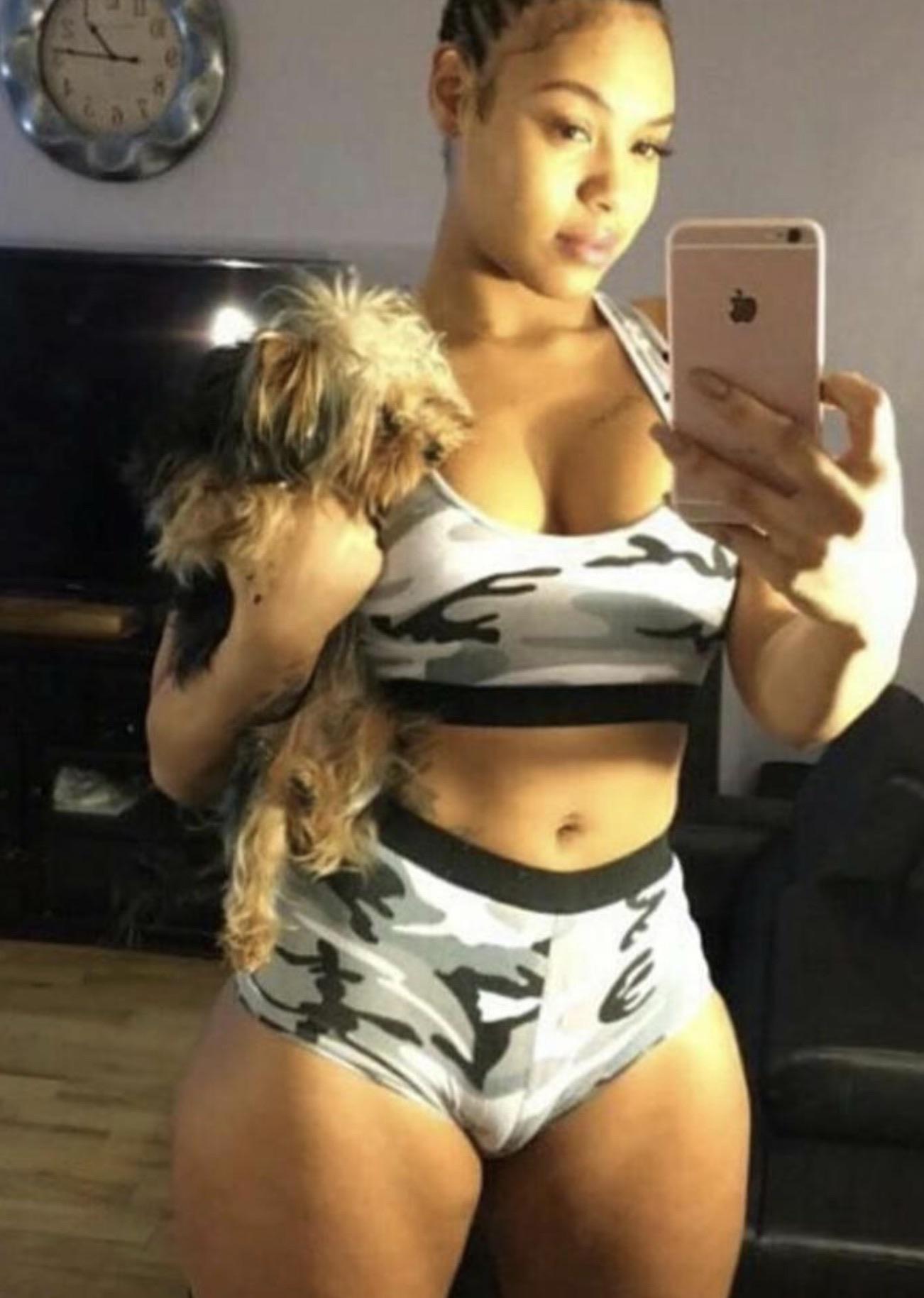 She got a phat kitty and a lil doggy | Scrolller