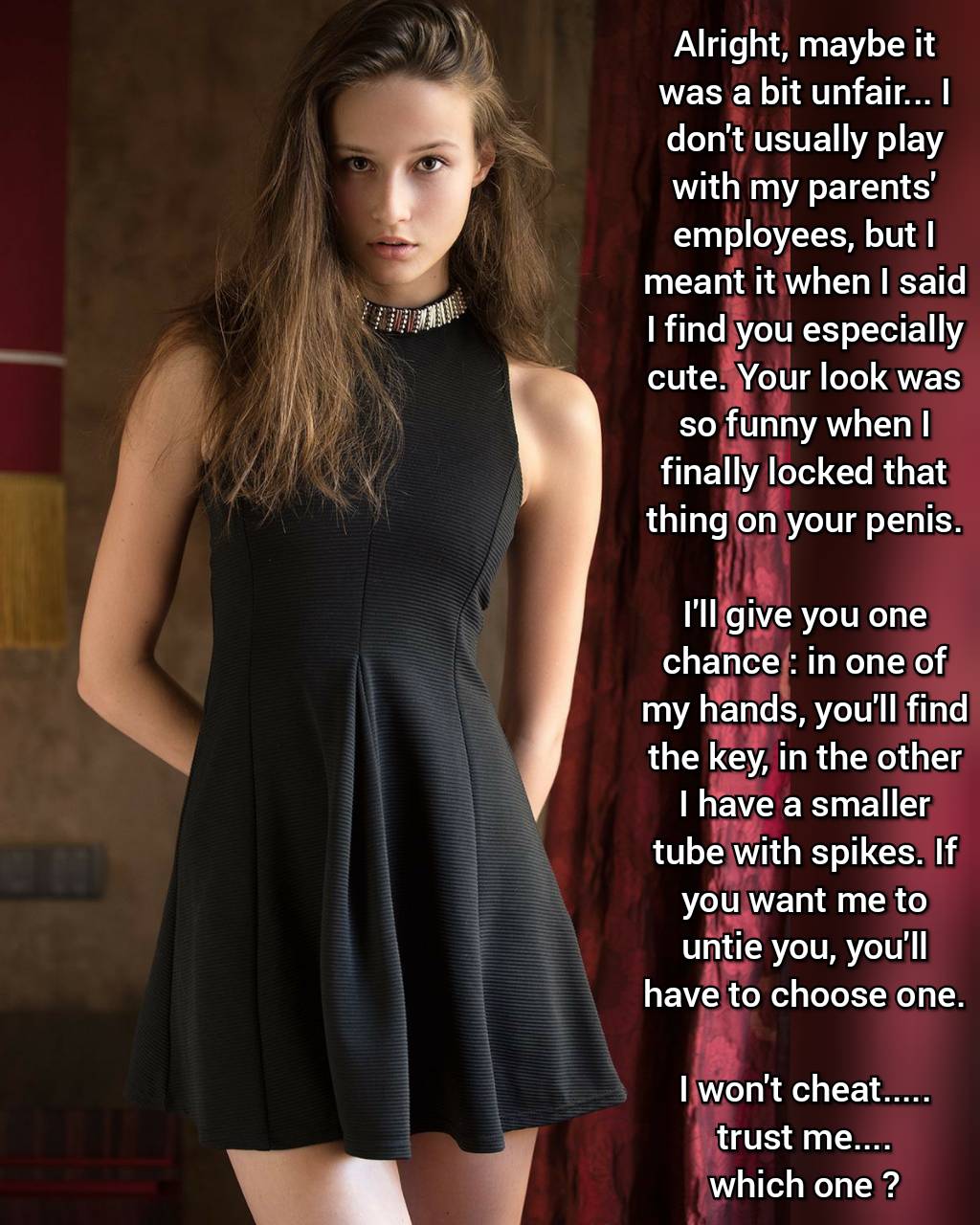 She "won't cheat" | Scrolller