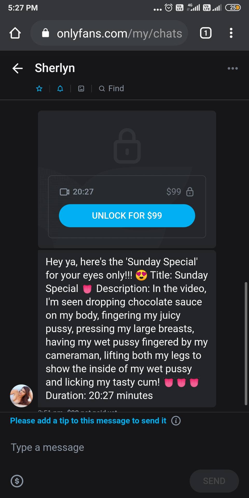 Sherlyn Chopra onlyfans new video posted on inbox | Scrolller