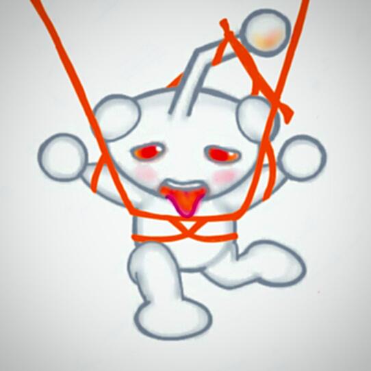 Shibari Snoo with little ahegao, for u/Reddit-Snoo-Fucker! | Scrolller
