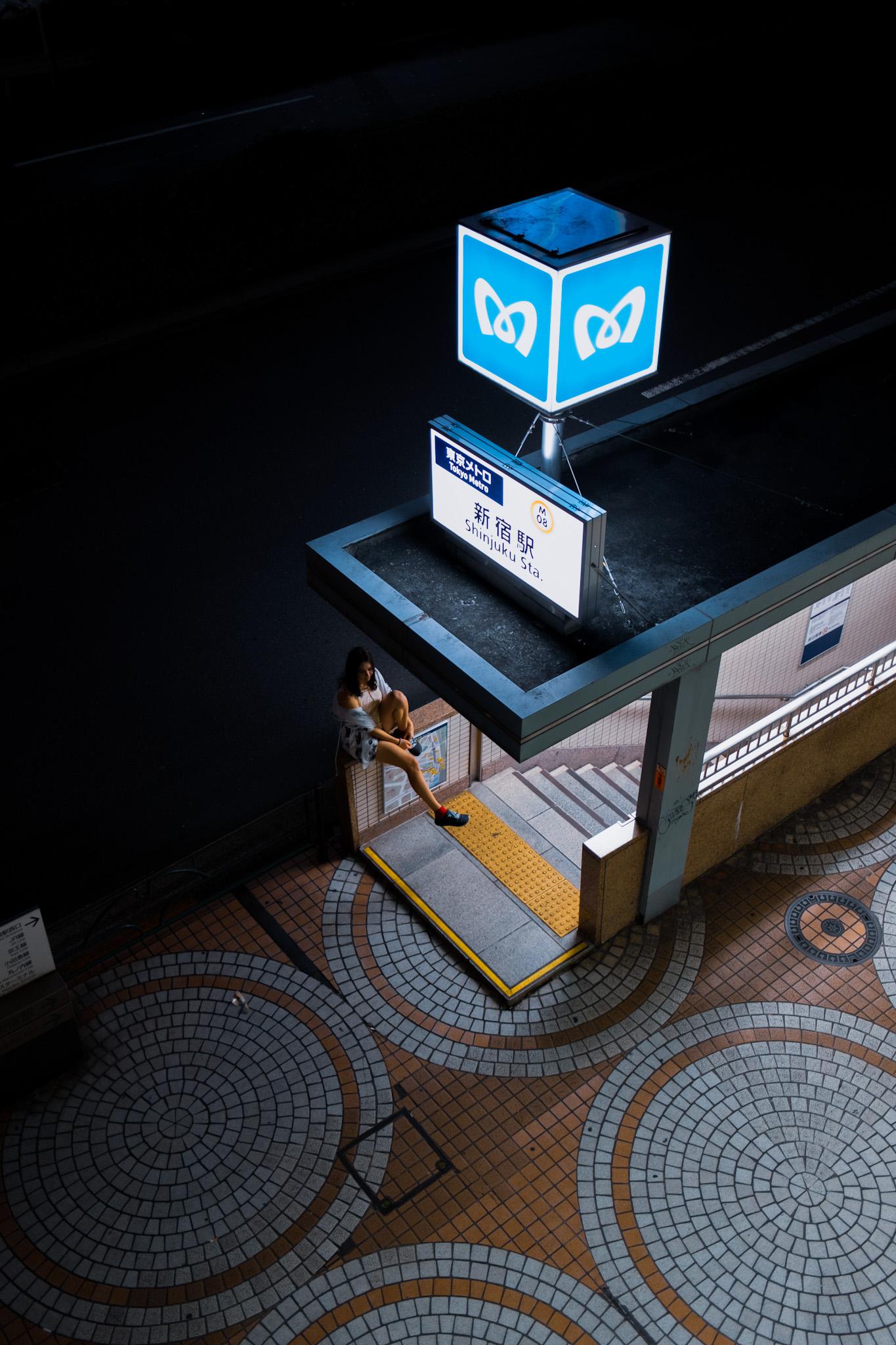 Shinjuku station, exit A18 | X100V | Scrolller