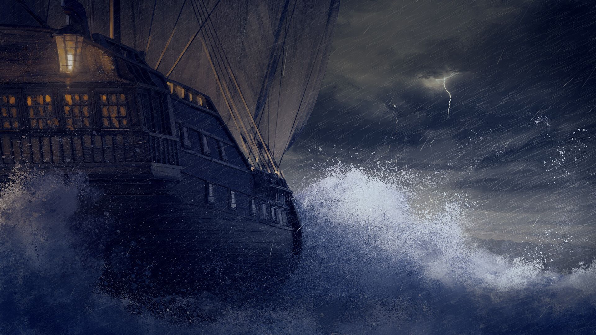 Ship Storm by Luciano Neves | Scrolller