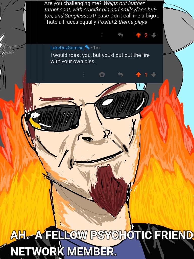 Shitty meme I made. Drawing by MOI | Scrolller