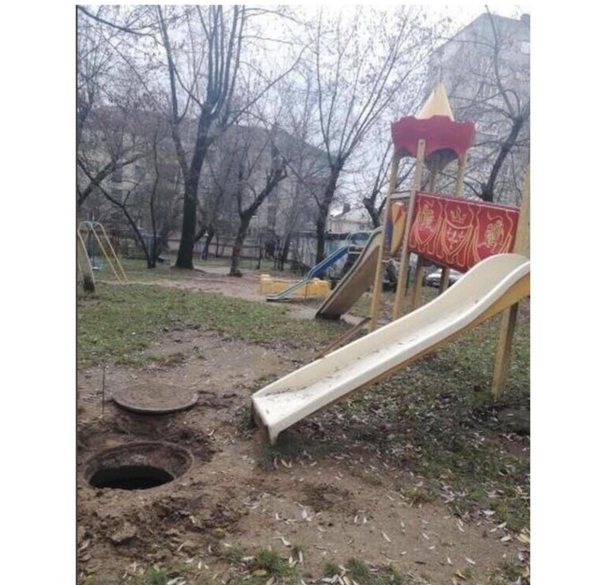 Should I go down the slide | Scrolller