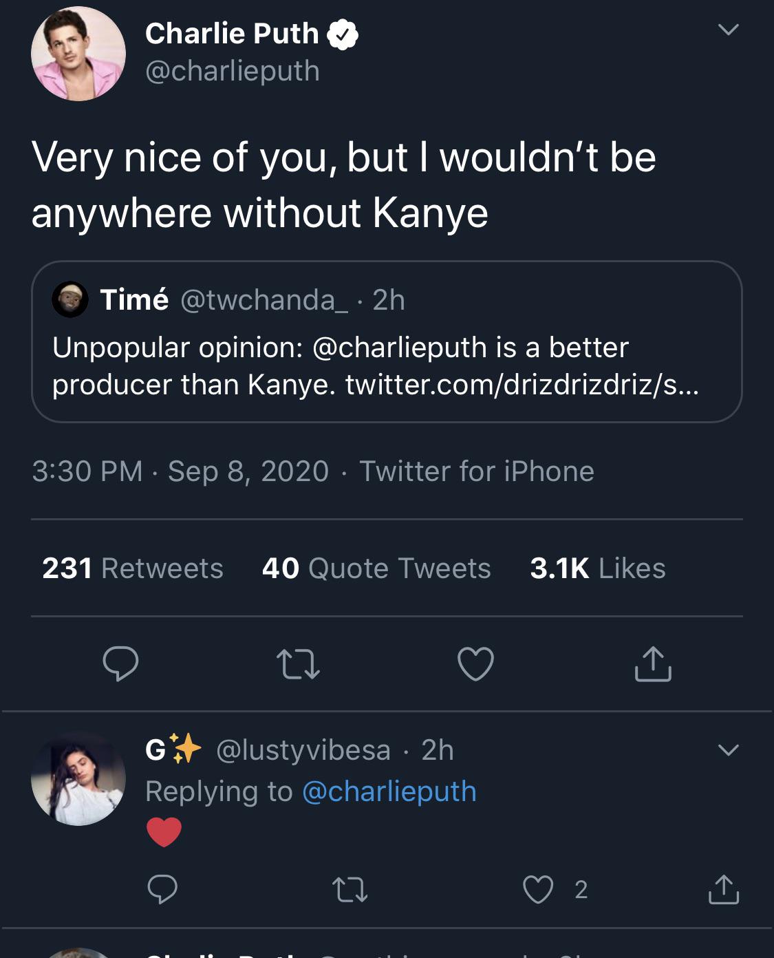 Shoutout Charlie Puth ! | Scrolller