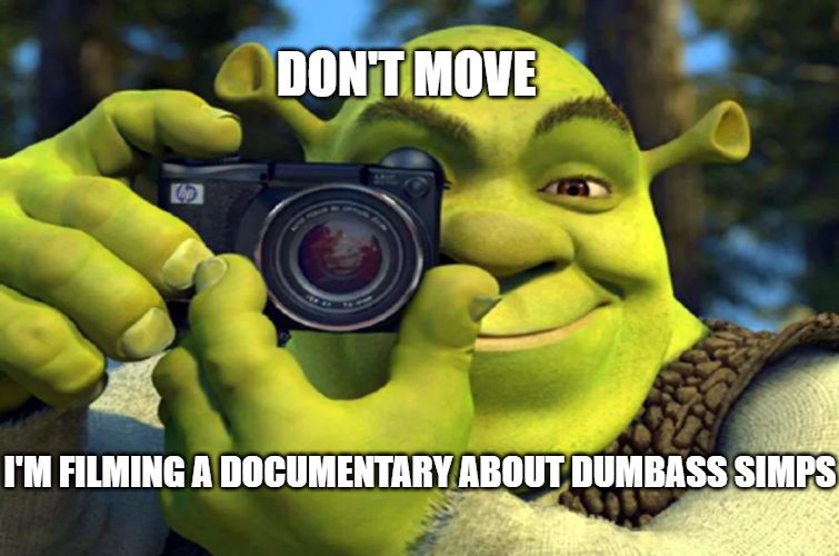 Shrek caught you simping | Scrolller