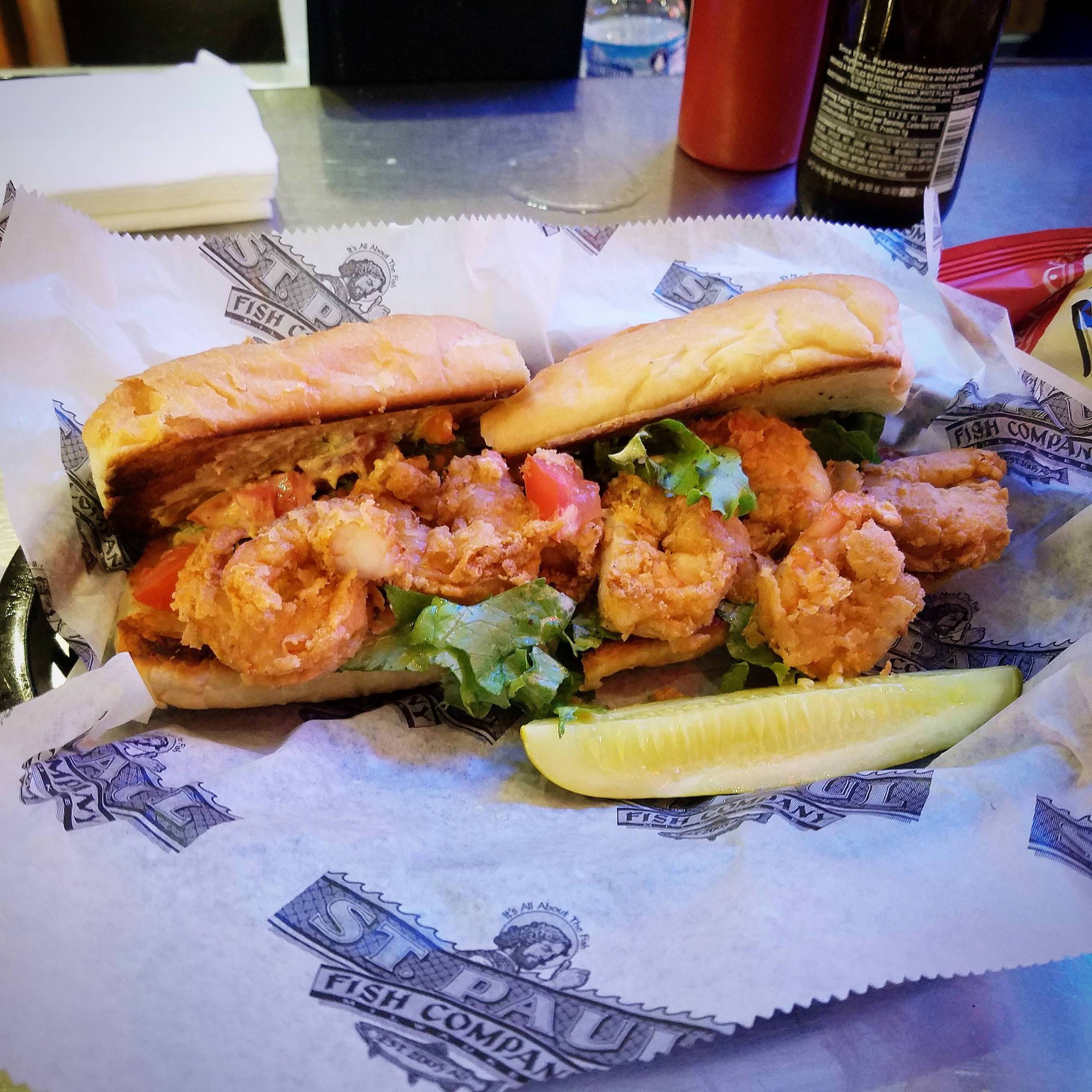 Shrimp po' boy | Scrolller
