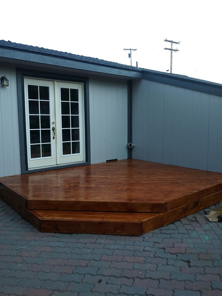 Side work's fun! 10x12' deck for a friend. | Scrolller