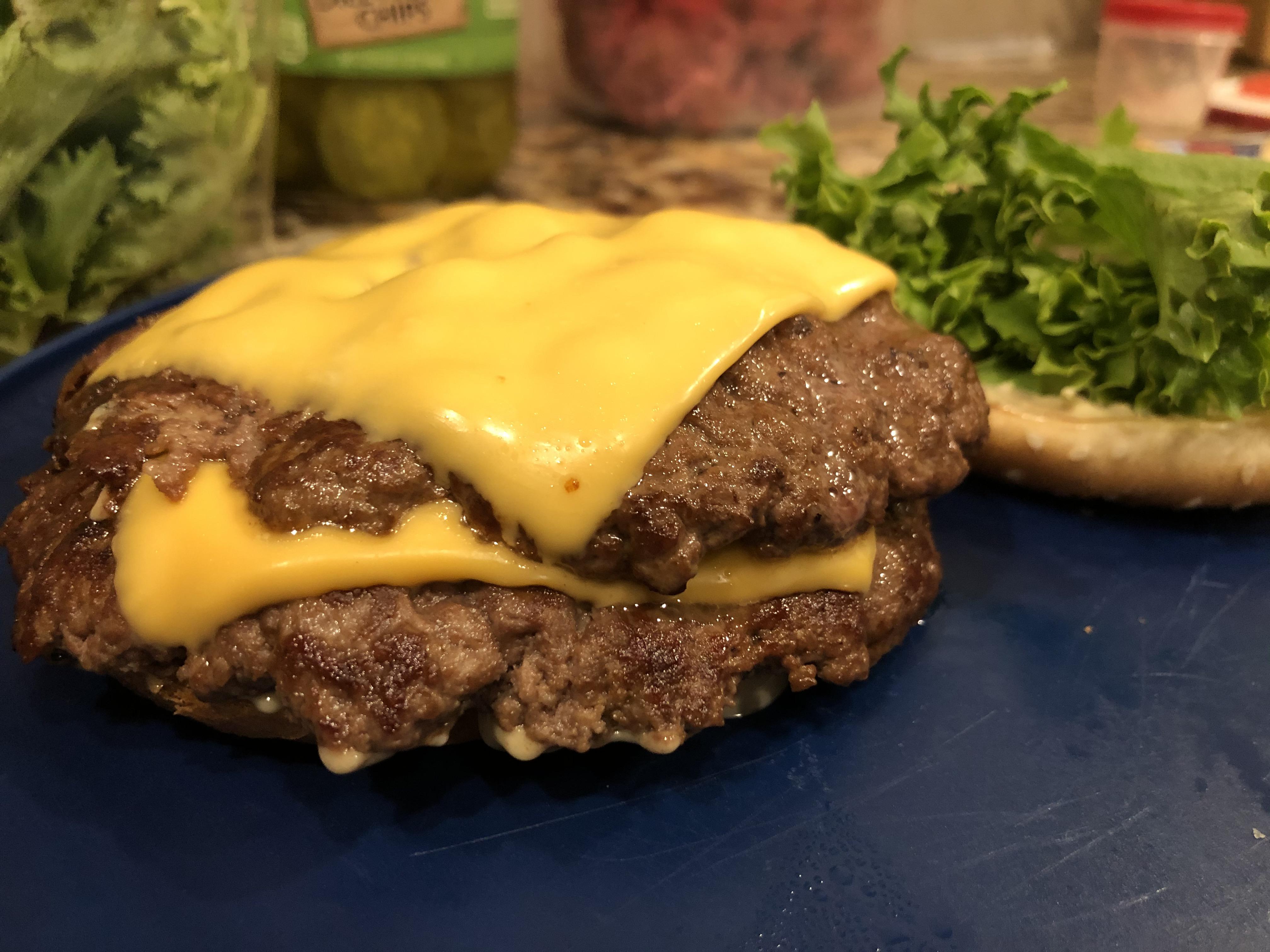 Simple angus double with homemade avocado oil based mayonnaise! | Scrolller