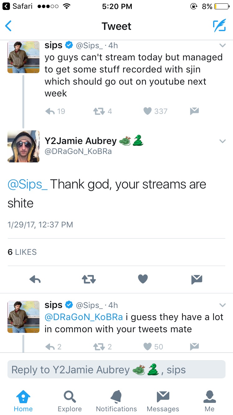 Sips Absolutely Roasted This Dude On Twitter Scrolller