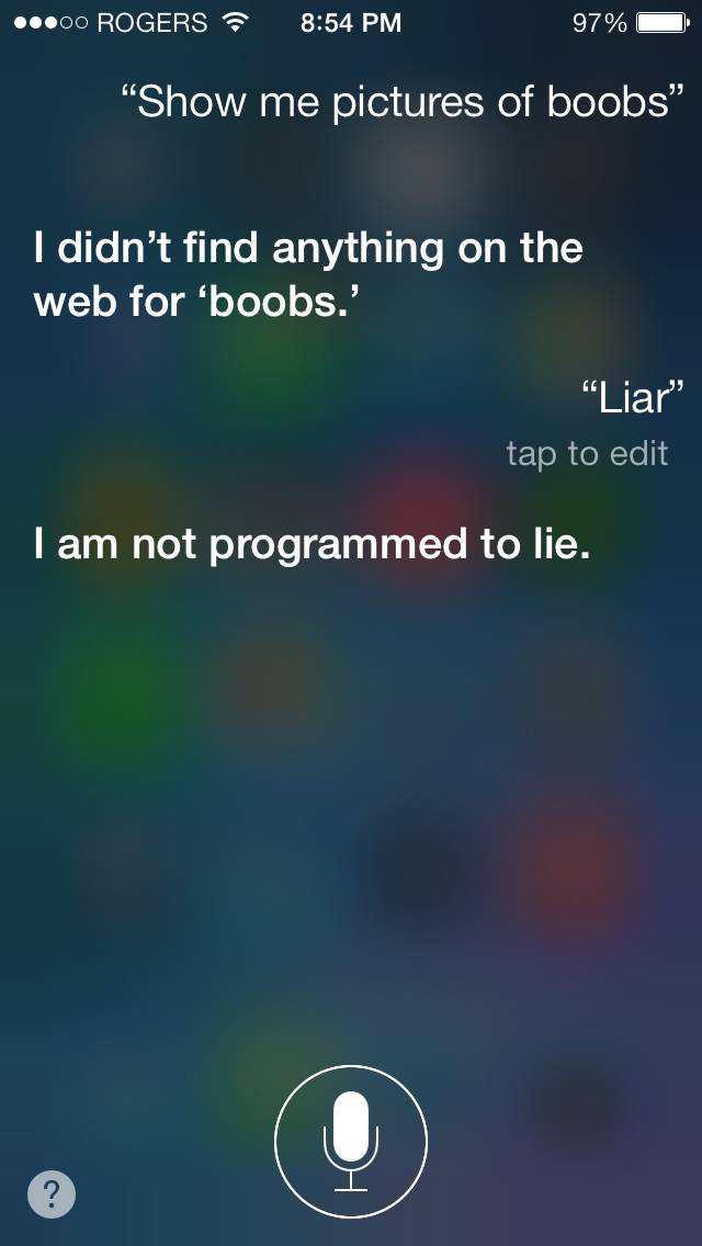 Siri is a dirty liar | Scrolller