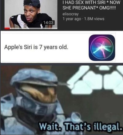 SIRI NO! | Scrolller