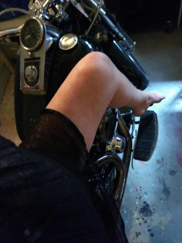 sitting on my hog | Scrolller