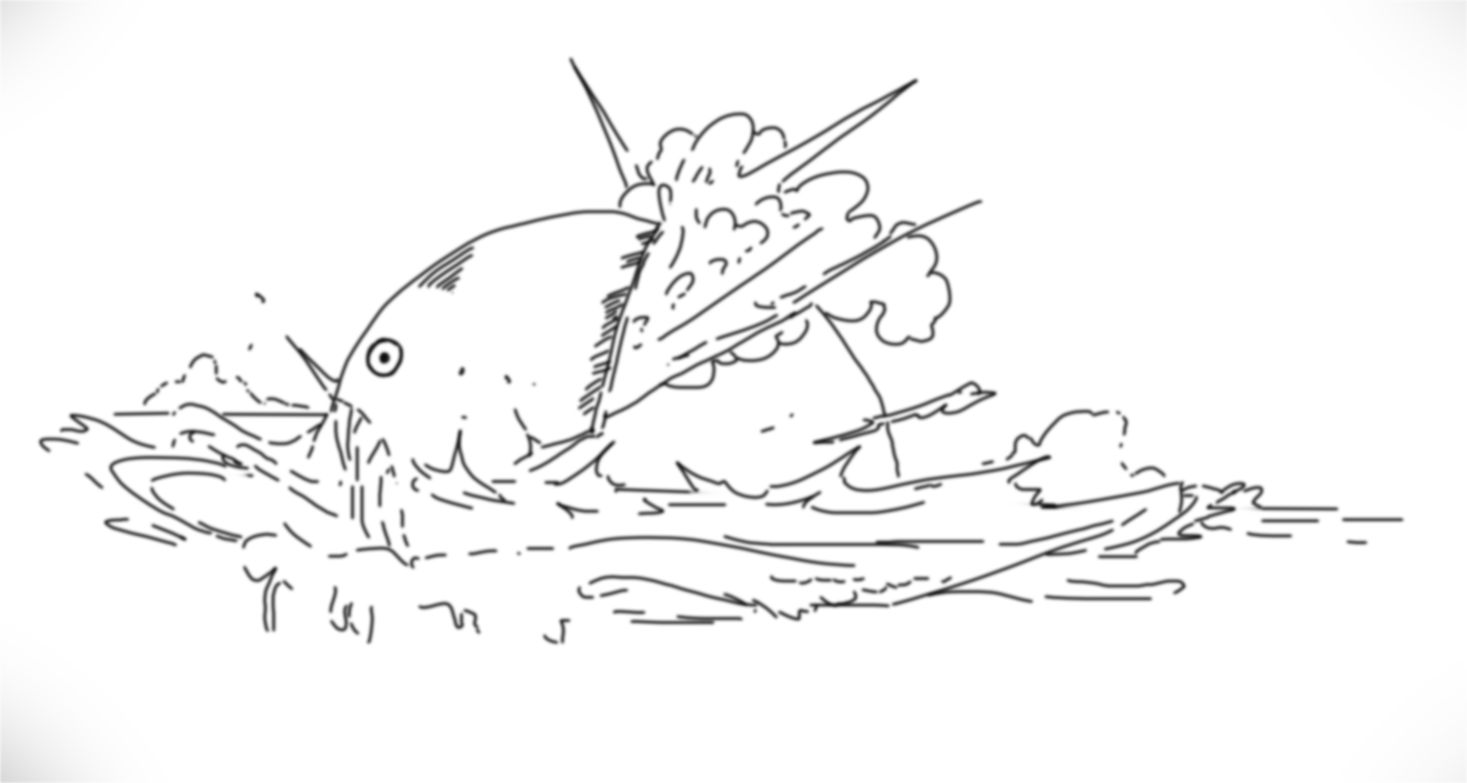 Sketch : Black Whale s explosion | Scrolller