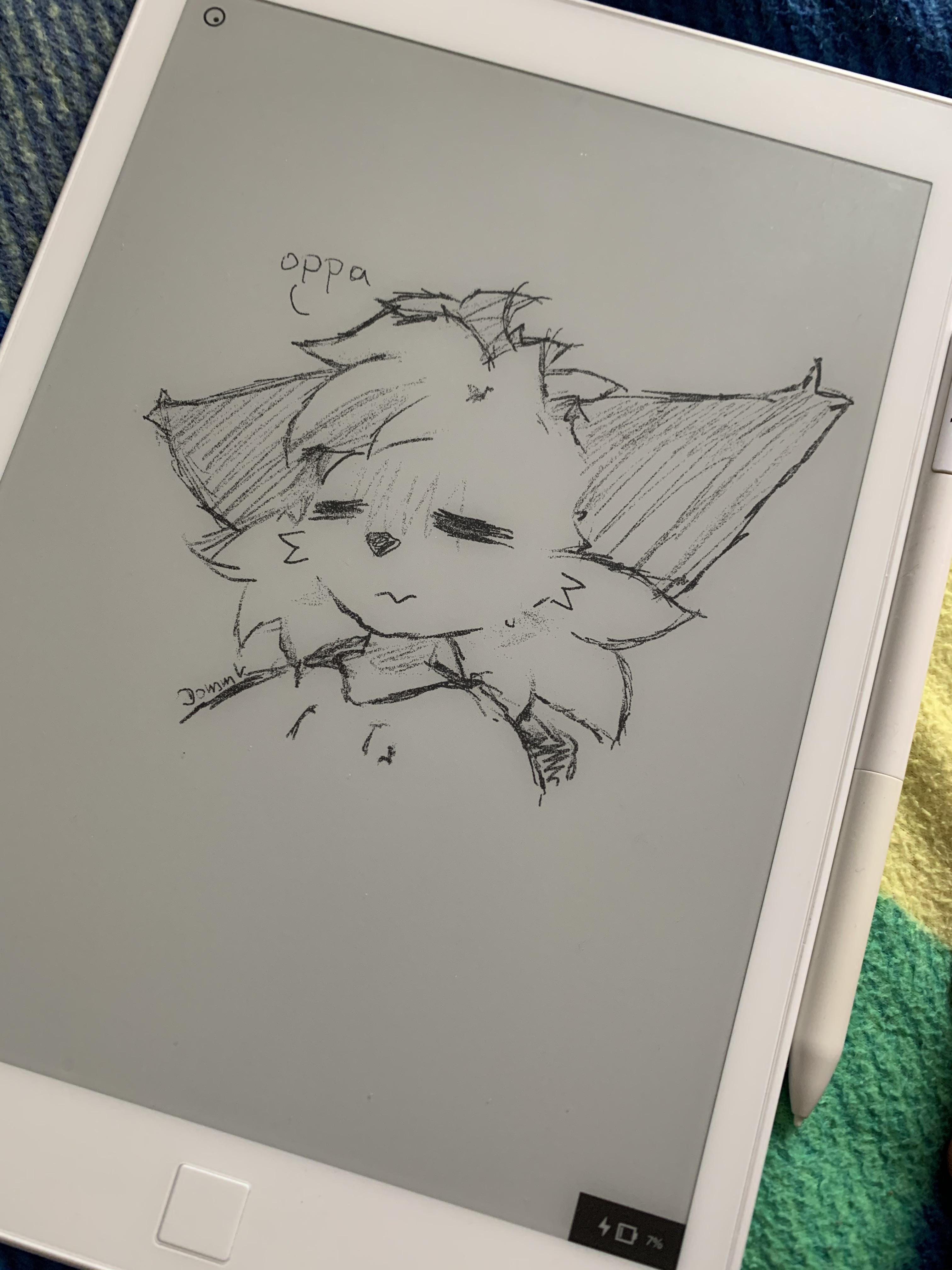 Sketched this handsome dude on my remarkable 1 | Scrolller