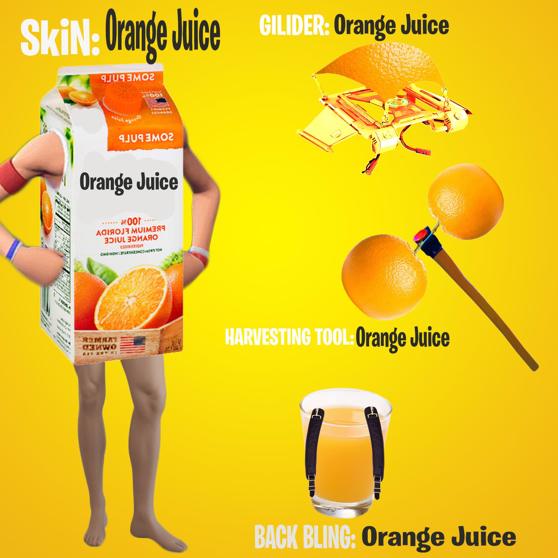 SKIN SUGGESTION: Orange Juice | Scrolller