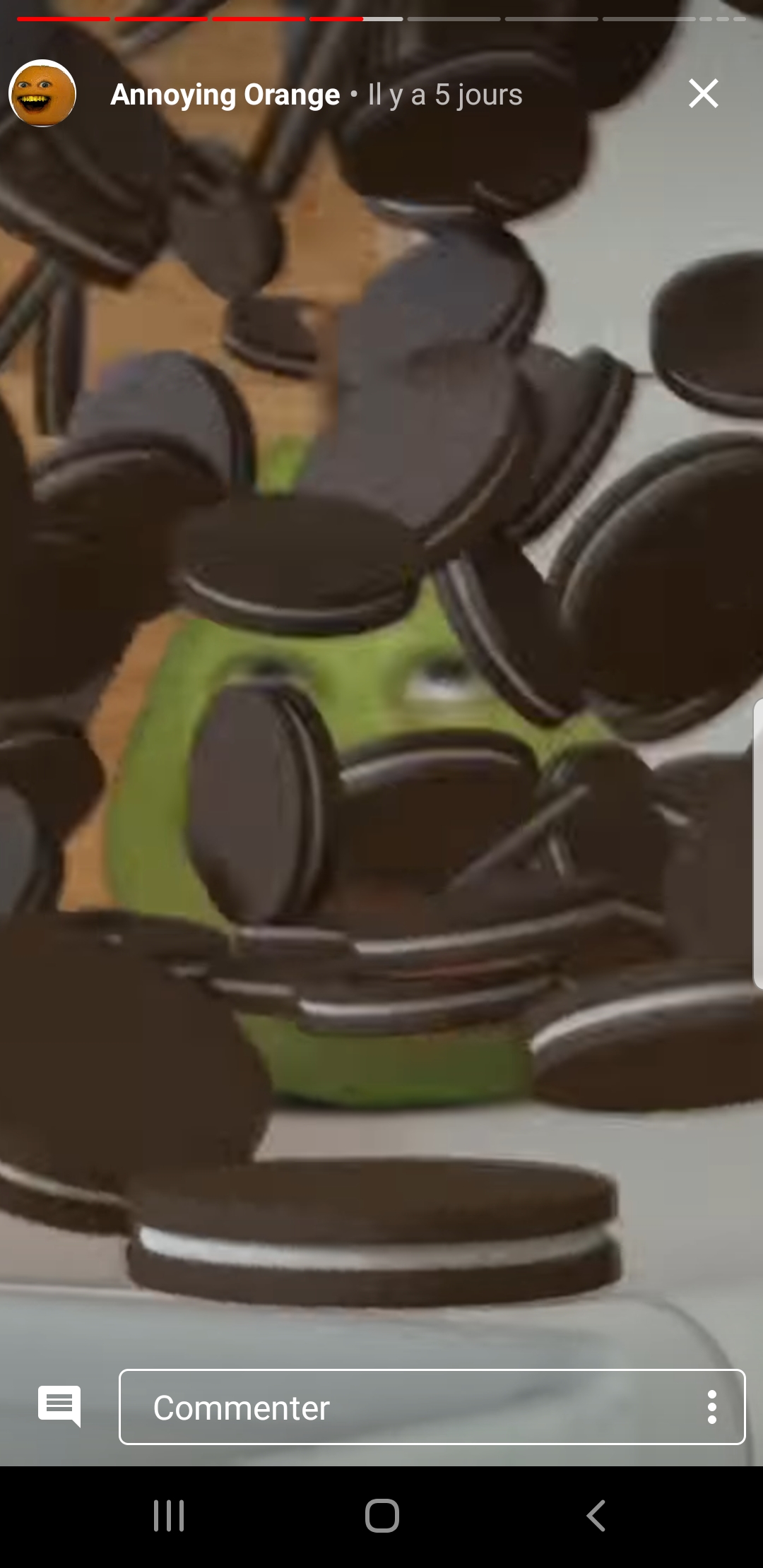 Skittles drop on pear but with OREOS!!! | Scrolller