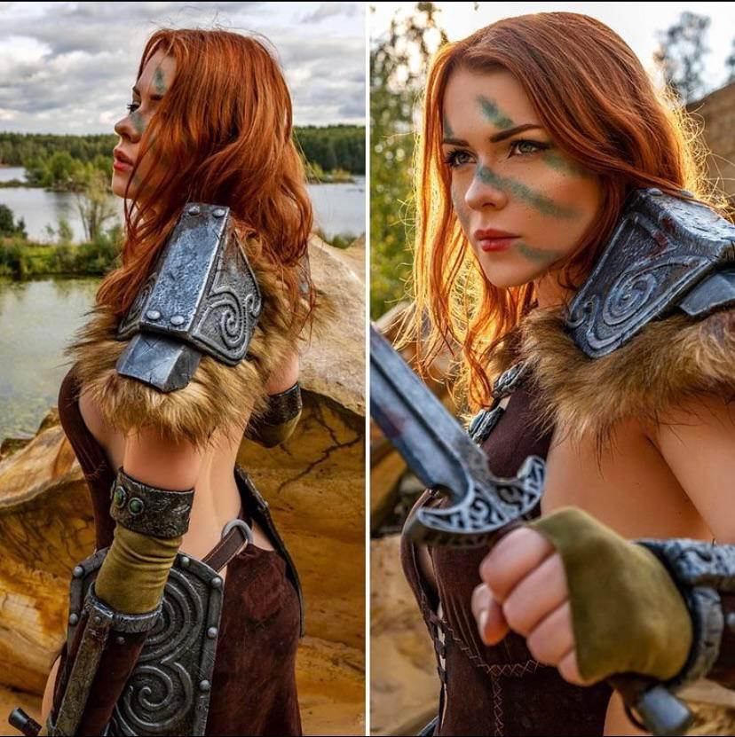 Skyrim cosplay as Aela the Huntress | Scrolller