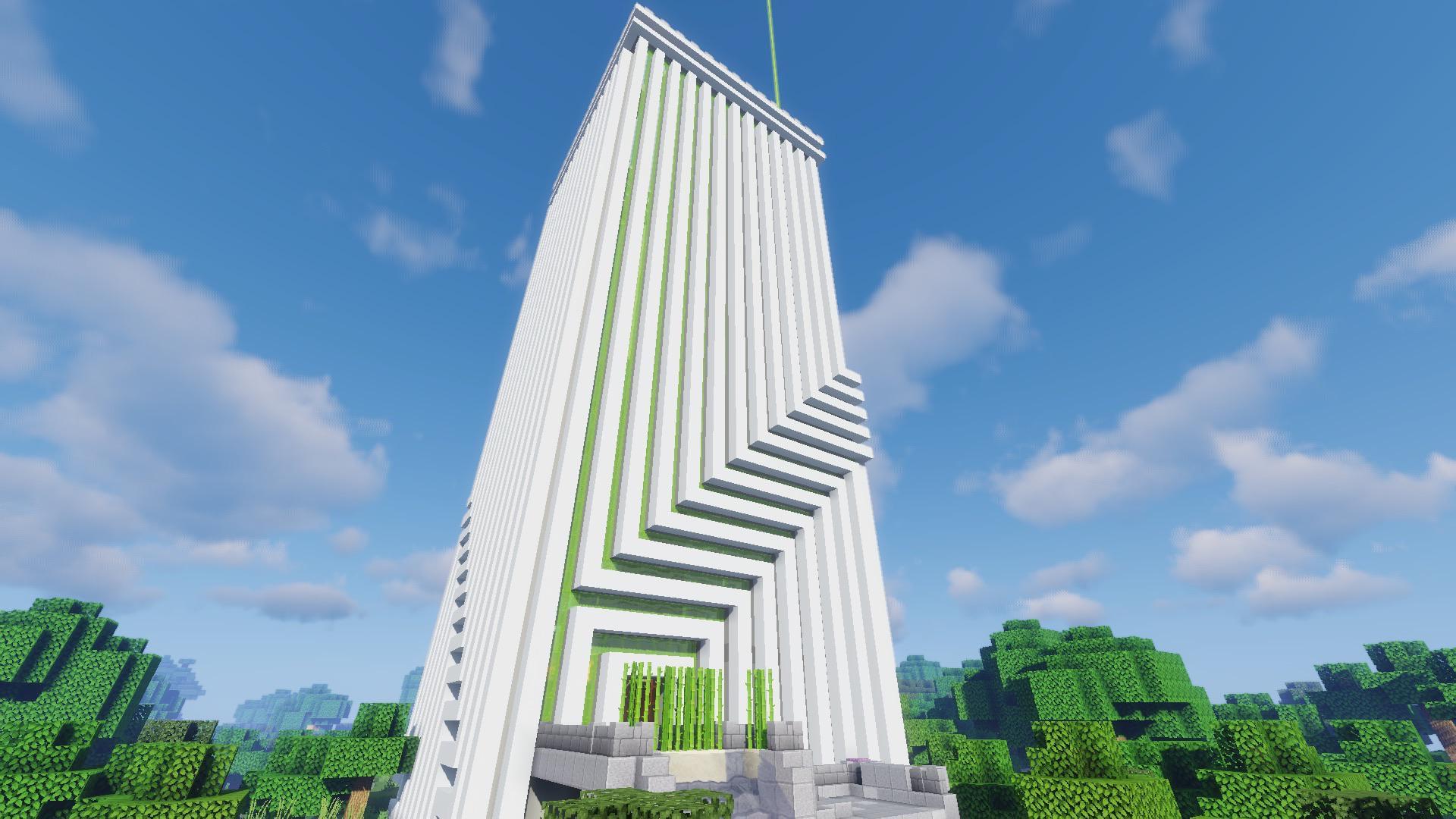 Skyscraper I built to cover up my creeper farm | Scrolller