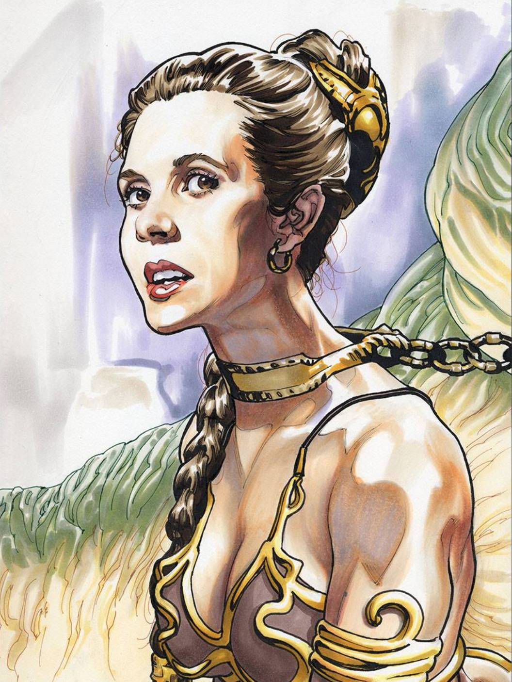 Slave Leia - by David Yardin | Scrolller
