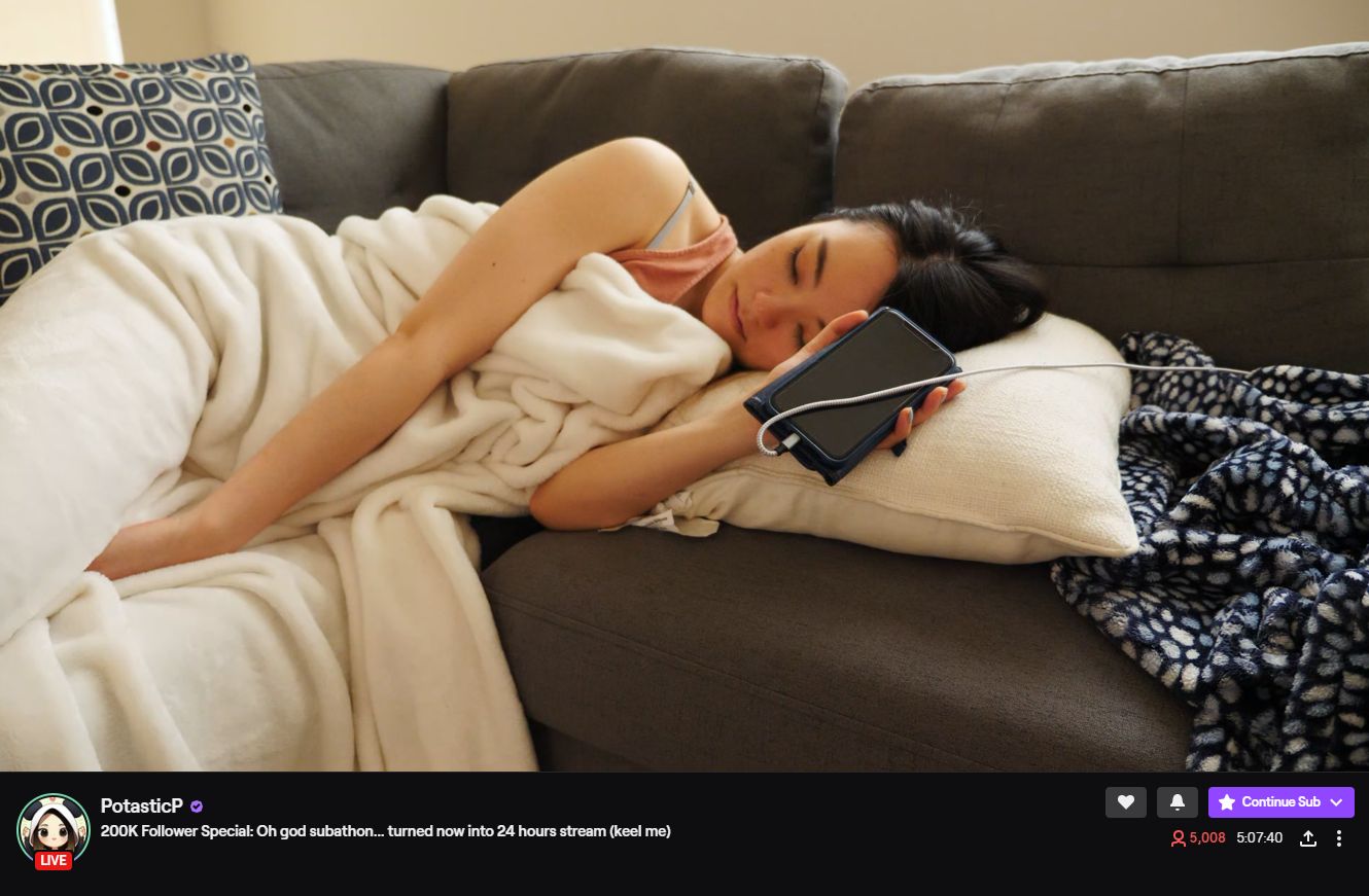 Sleep stream 5k | Scrolller