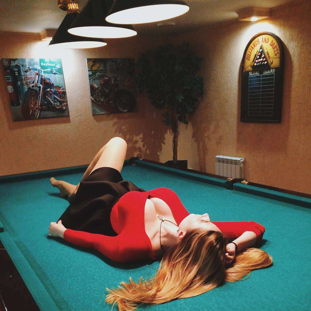 Sleeping On A Pool Table | Scrolller