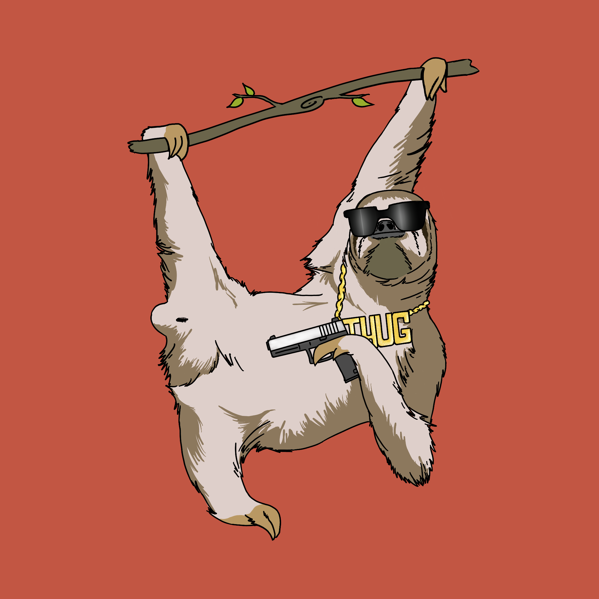 Sloth life, digital | Scrolller