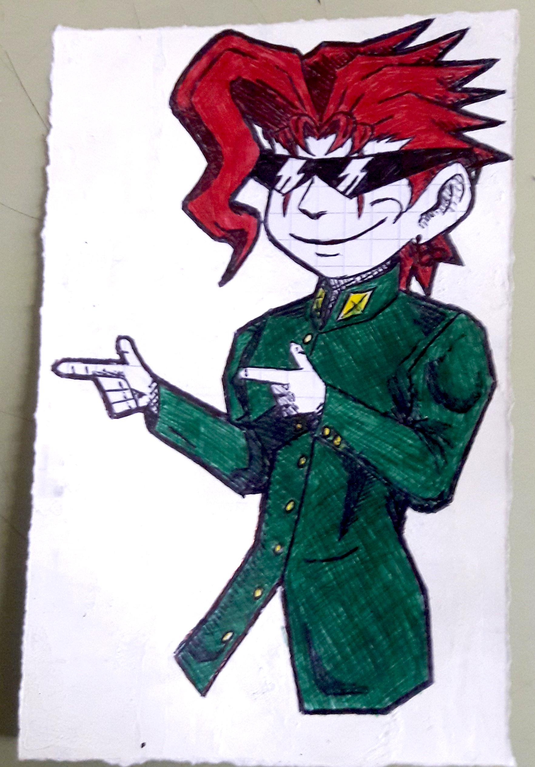 Sly MILF Hunter I drew in class | Scrolller