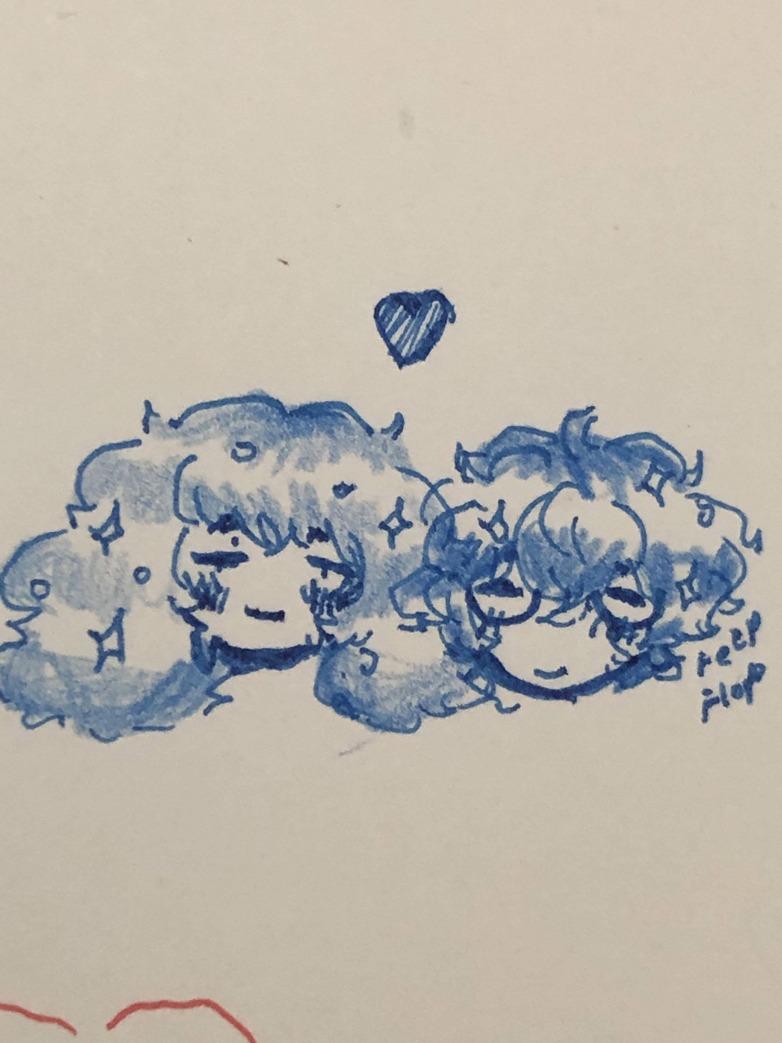 Small Happy Sadayo and Ren doodle (OC/Original Creation) | Scrolller