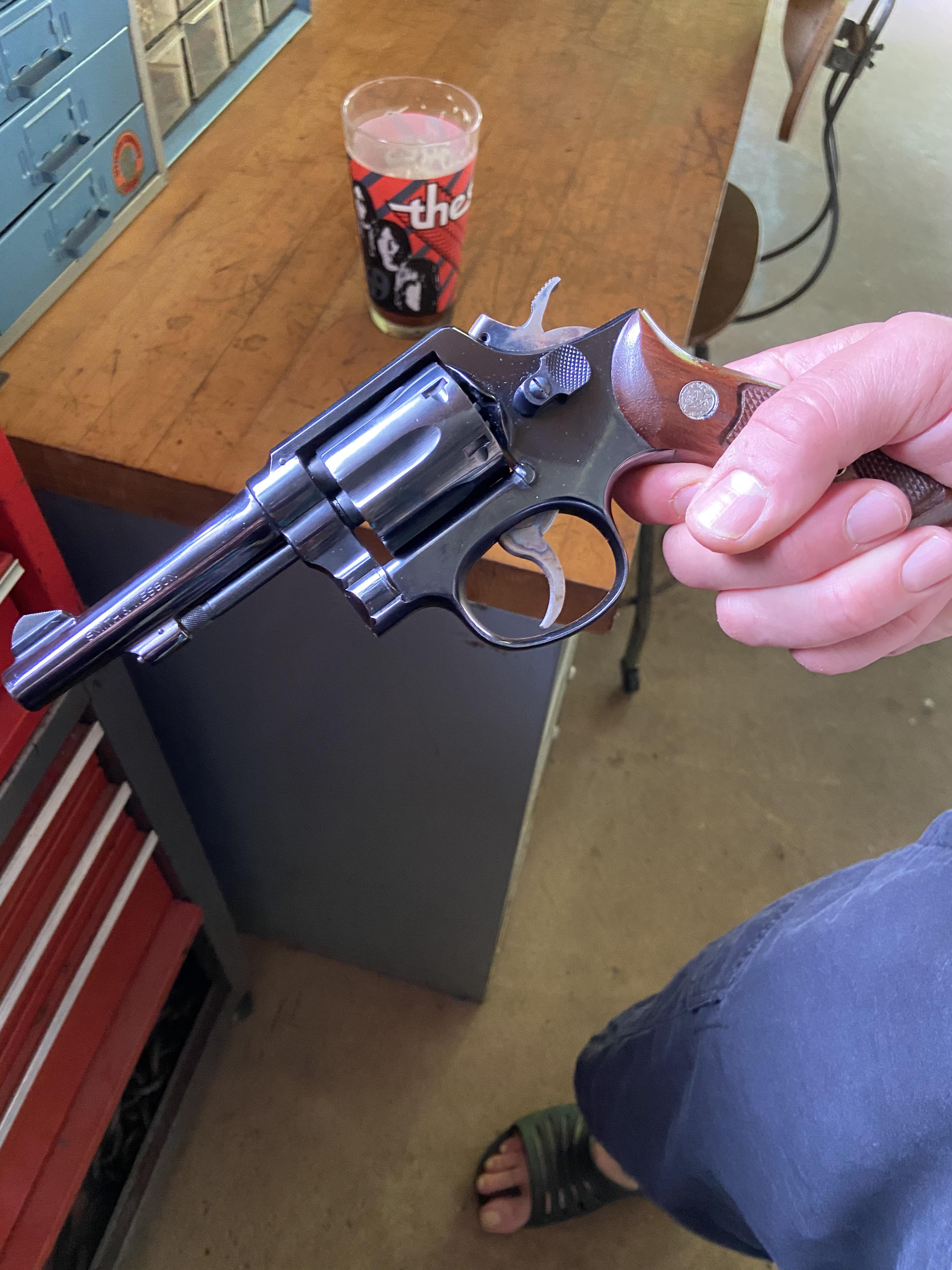 Smith and Wesson .38 from the sixties. | Scrolller