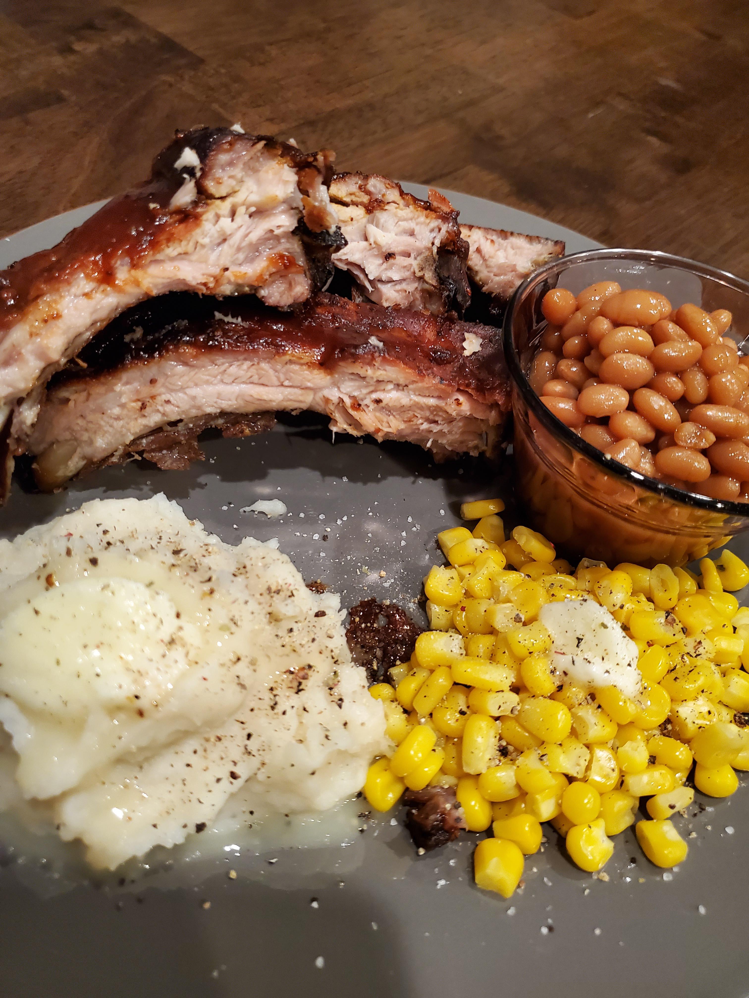 Smoked ribs for birthday dinner | Scrolller