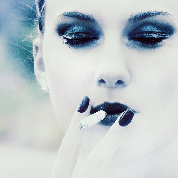 Smokin' (x-post from r/makeupfetish) | Scrolller