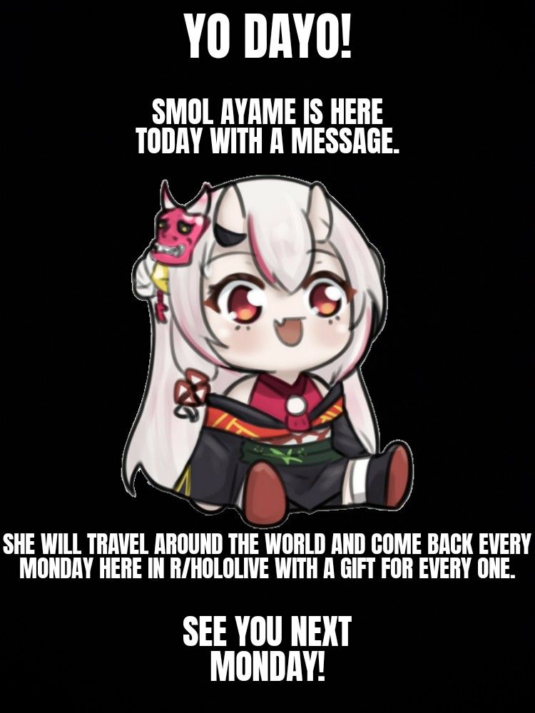 Smol Ayame の adventure: Day 0 | Scrolller