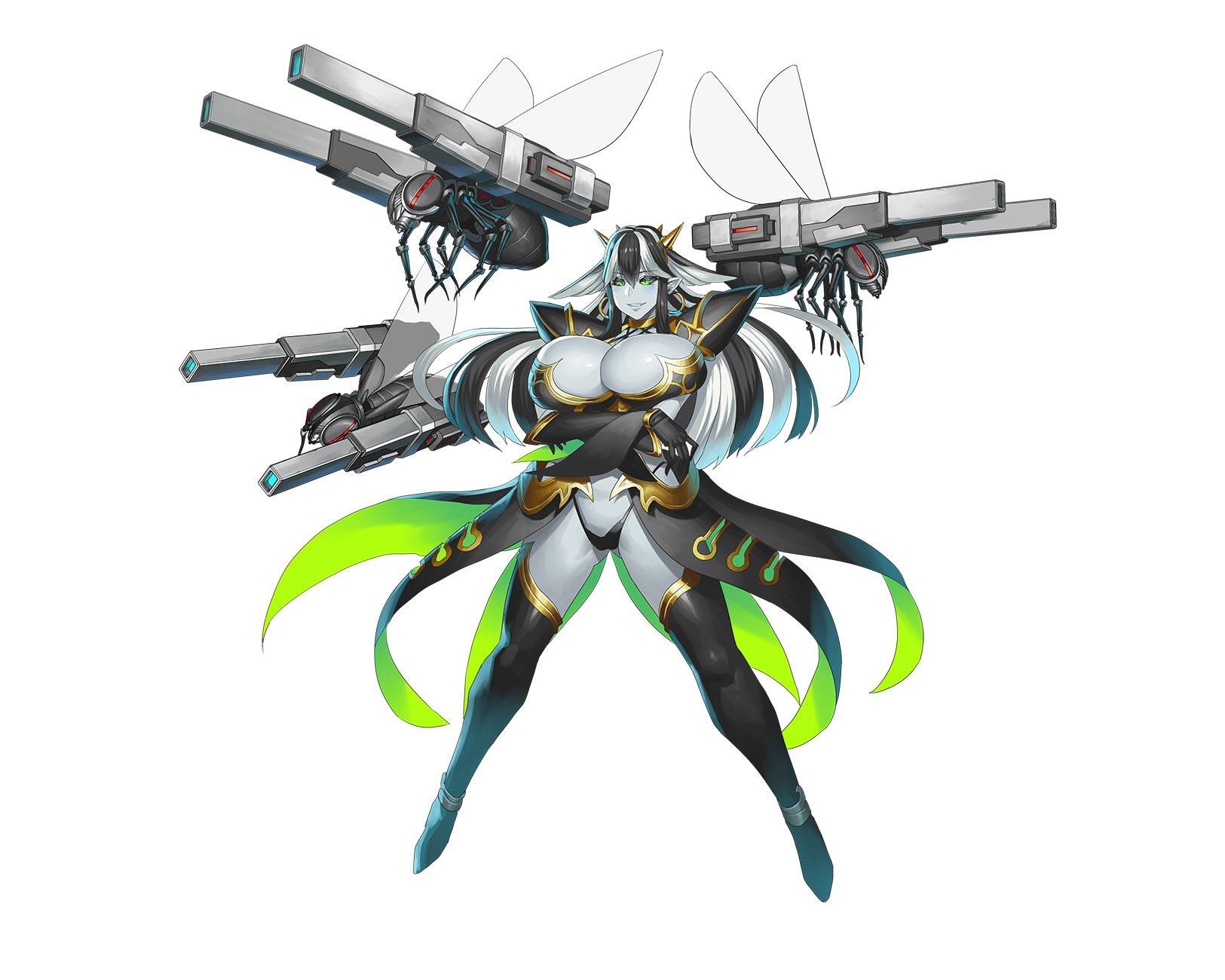 Smug monster girl with kill droids | Scrolller