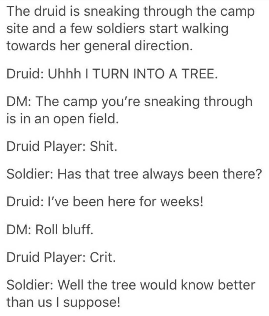 Sneaky druid | Scrolller