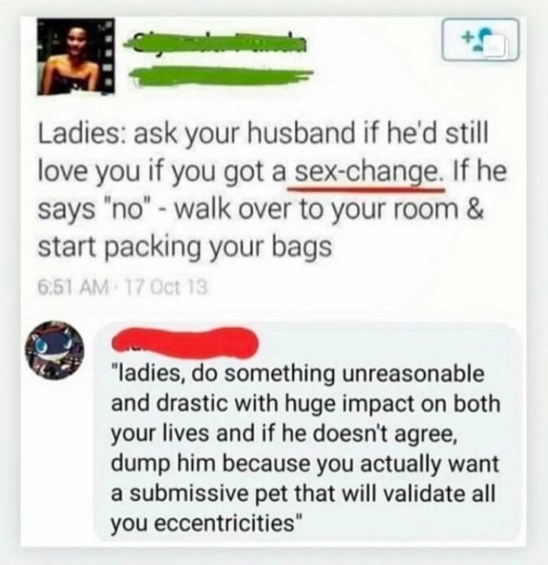 Sex-change? | Scrolller