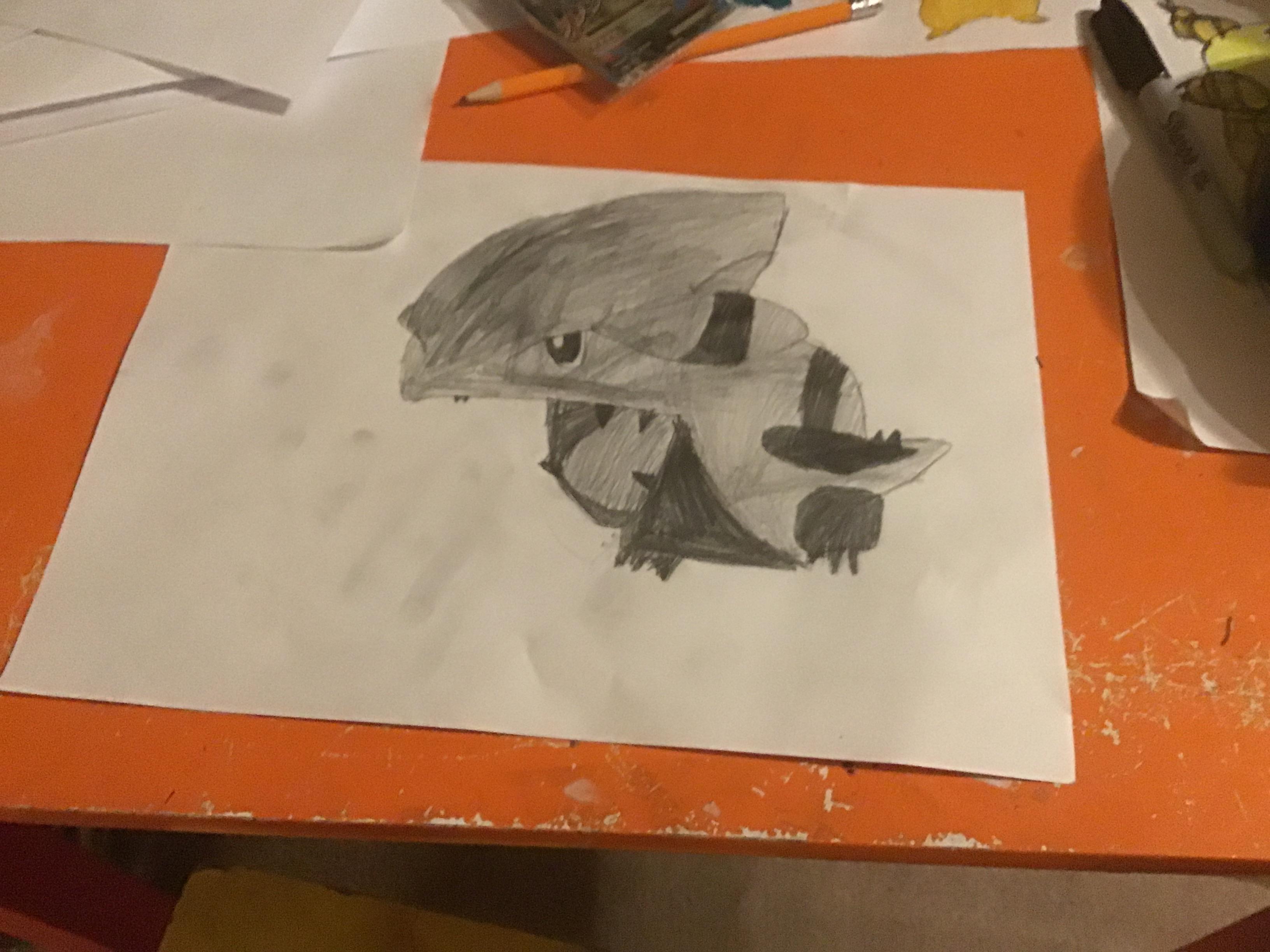 So I Sketched Gible And It Came Out Super Good Scrolller