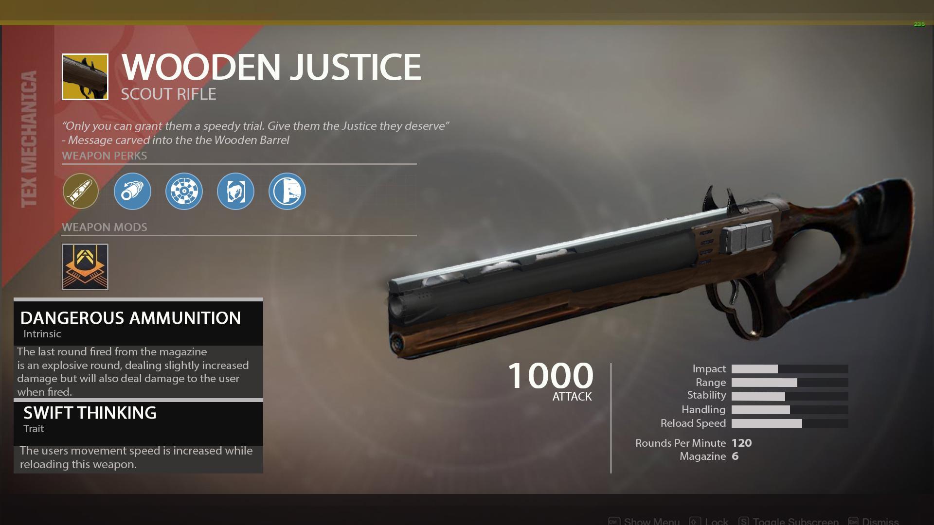 So I tried making a lever-action rifle for destiny. | Scrolller