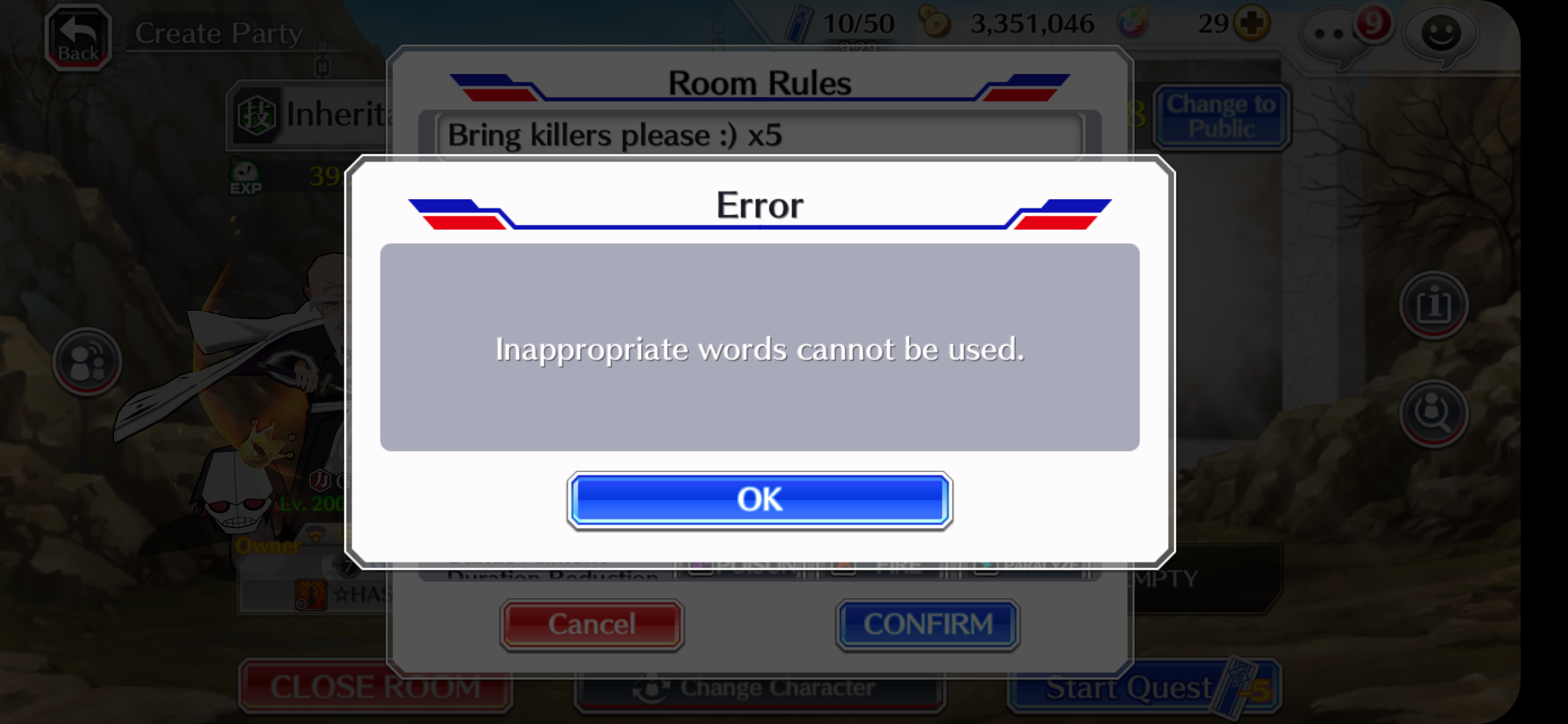 So "Killer", which is an ingame term, cannot be used lmao | Scrolller
