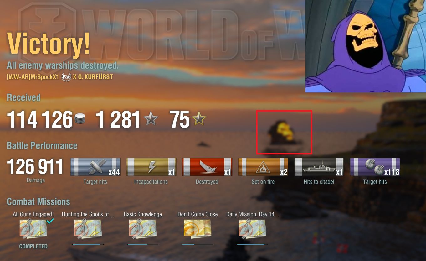 So, this boat exploded and Skeletor showed up in its explosion cloud | Scrolller