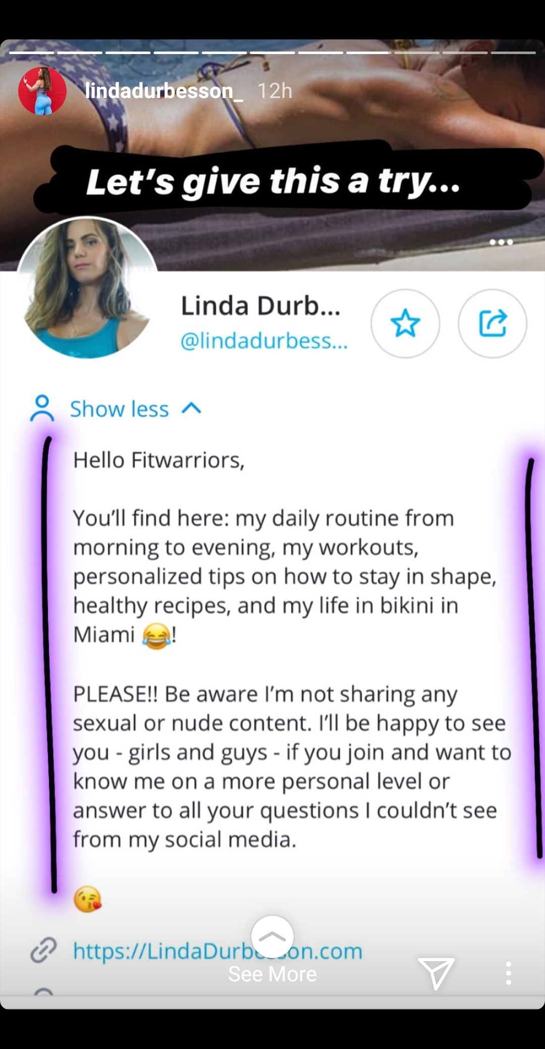 So, this is her onlyfans now? Why have one? Lol. She's gorgeous, but also she's trash. | Scrolller