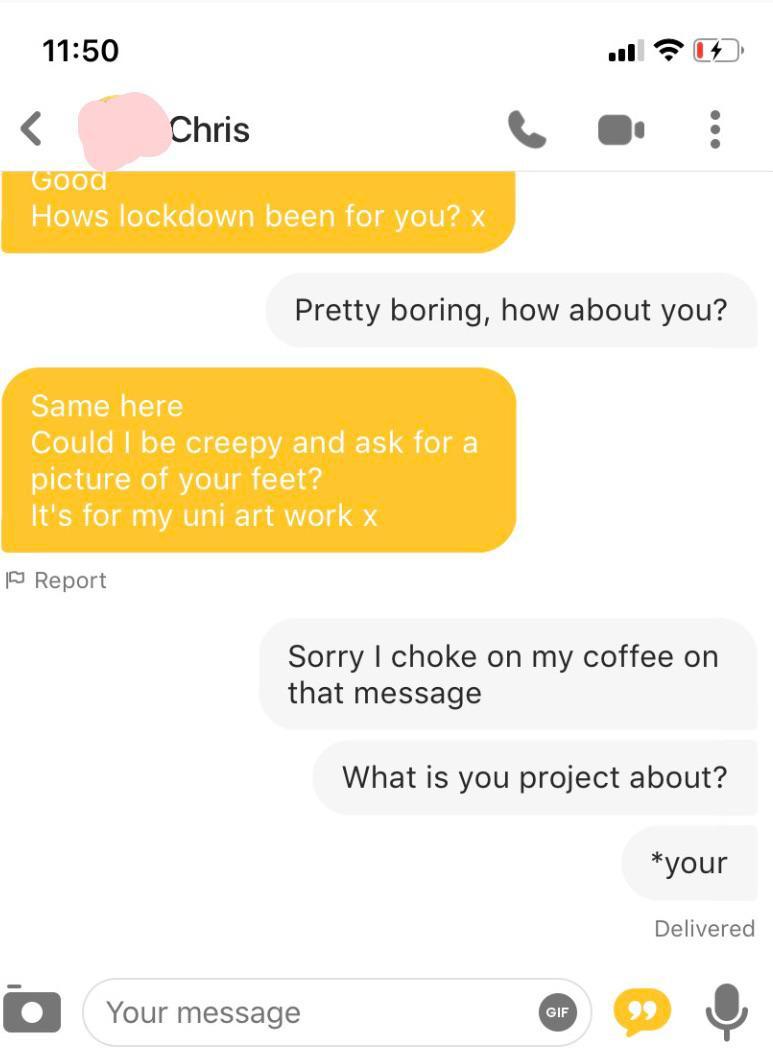 So...this message was interesting. | Scrolller