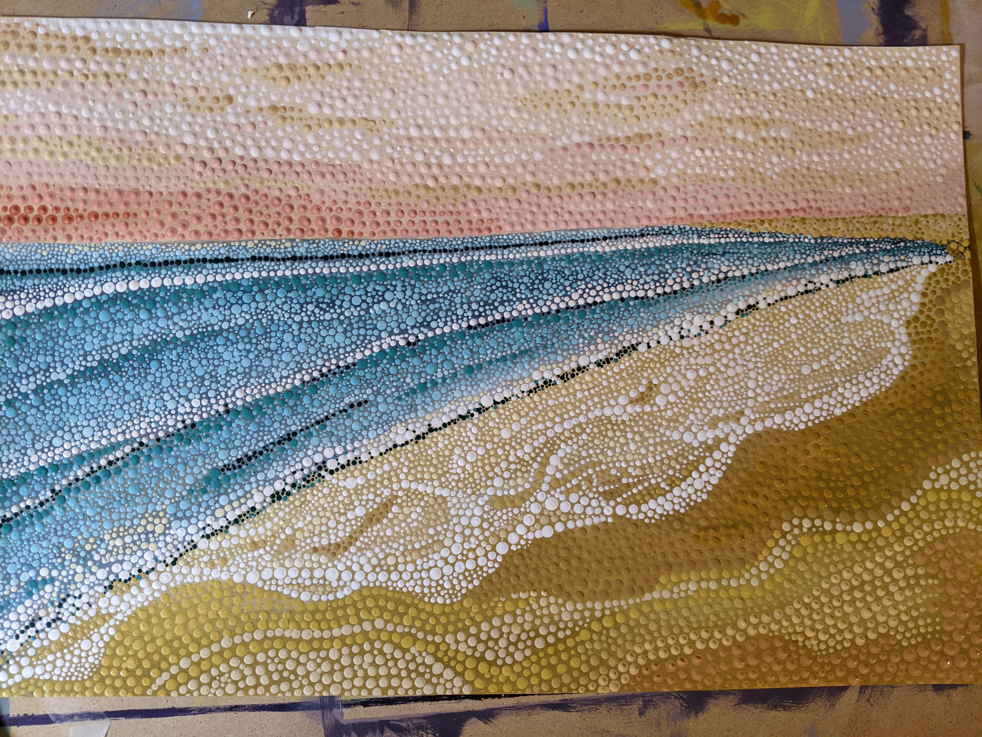 Soft Waves, Me, Acrylic, 2020 | Scrolller