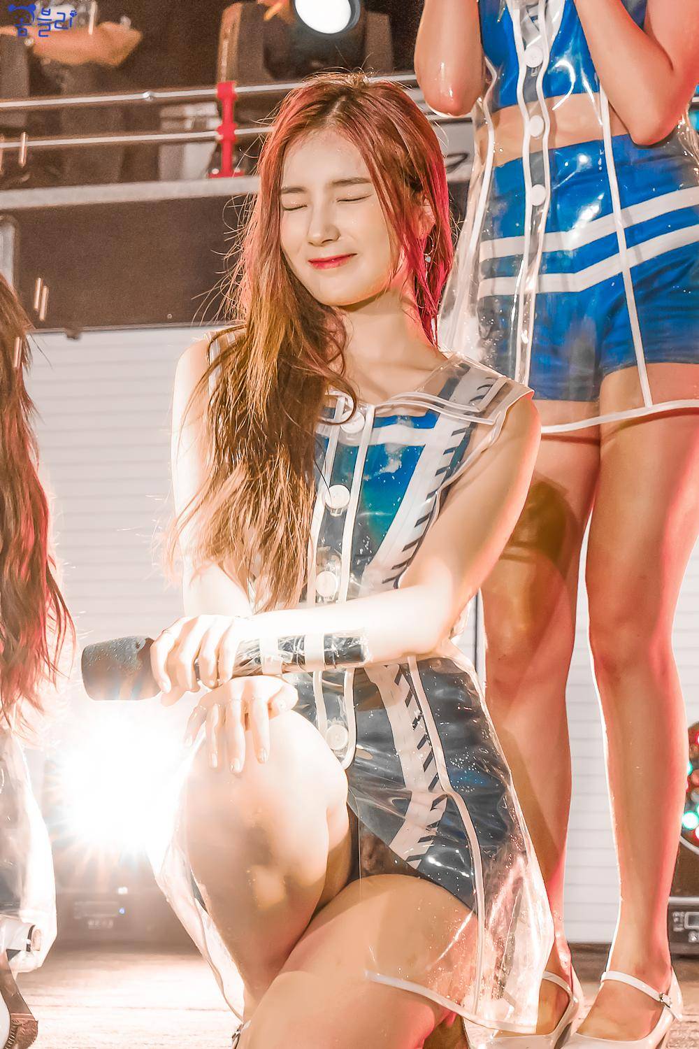 Sohee in plastic dress | Scrolller